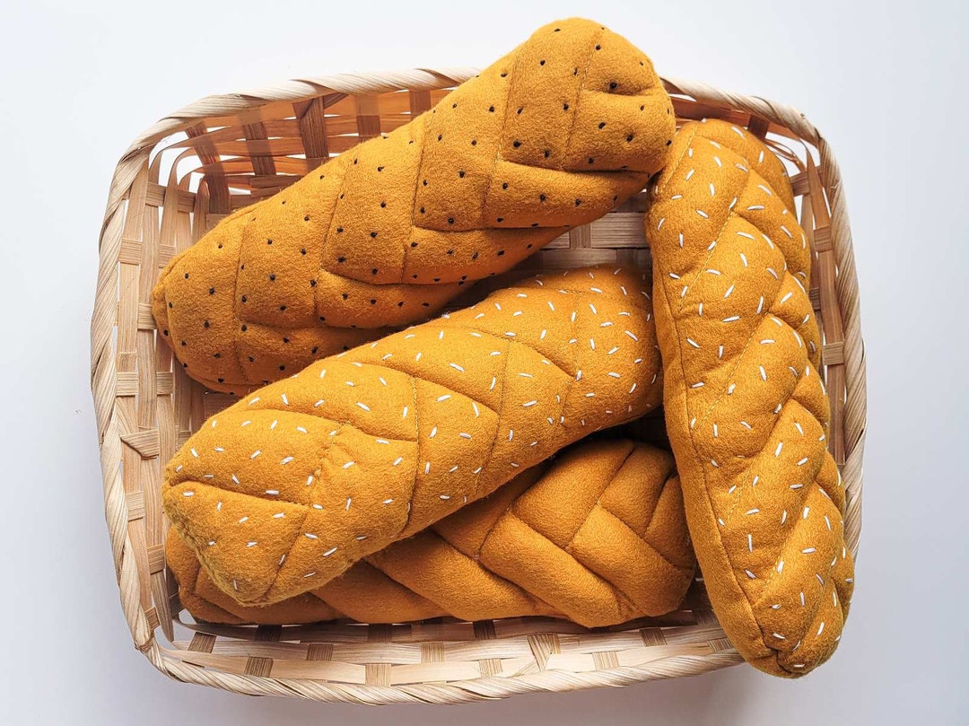 Challah Bread Felt Food for Kids, Play Food for Toddlers, Bakery ...