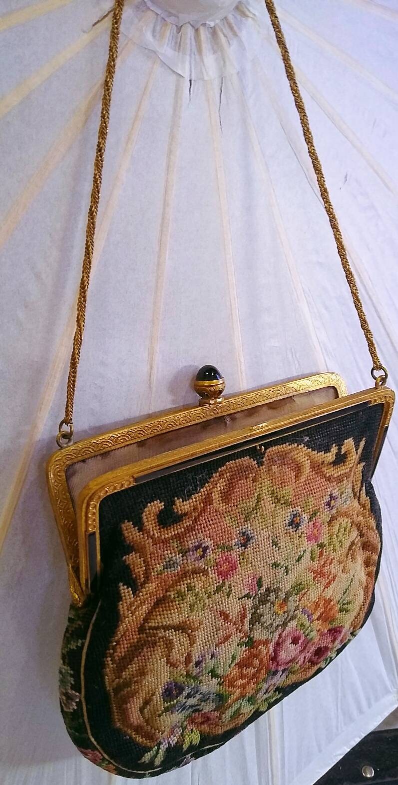1950's Petit Point Purse - Etsy