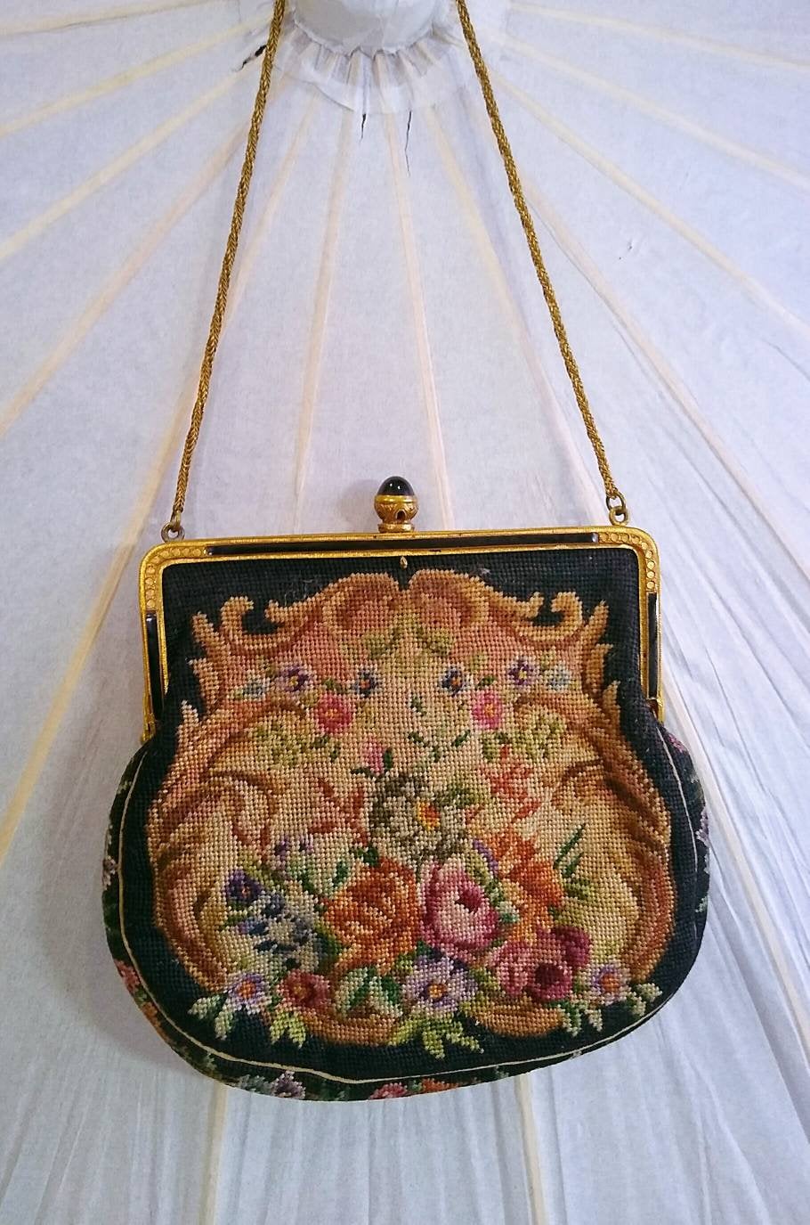 1950's Petit Point Purse - Etsy