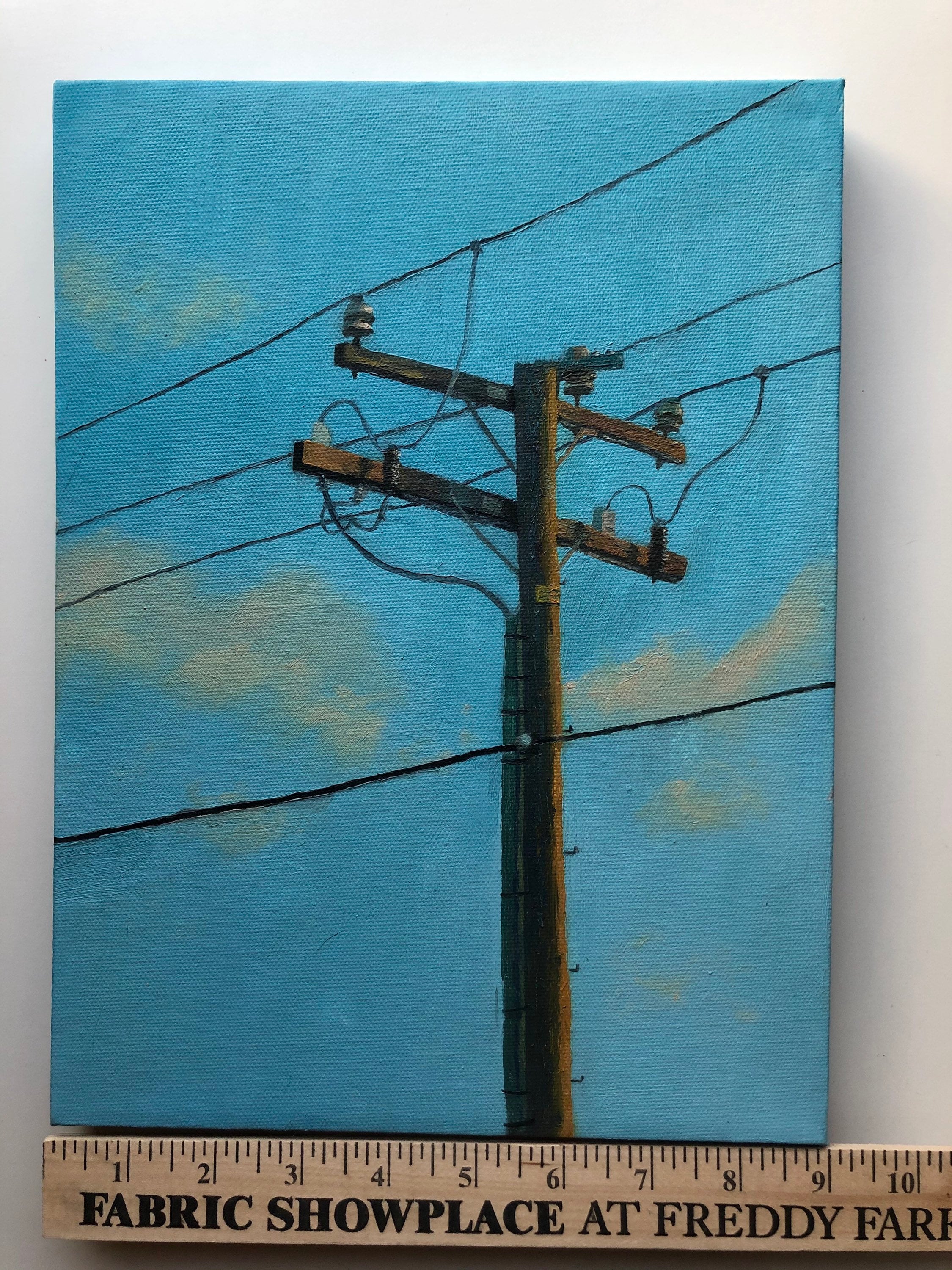 Telephone Pole Sculpture