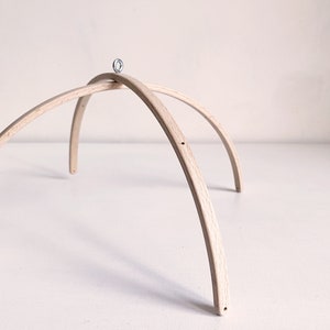 Wooden Mobile Hanger / Wooden Mobile Frame/ Baby Mobile Kit / DIY Baby ...