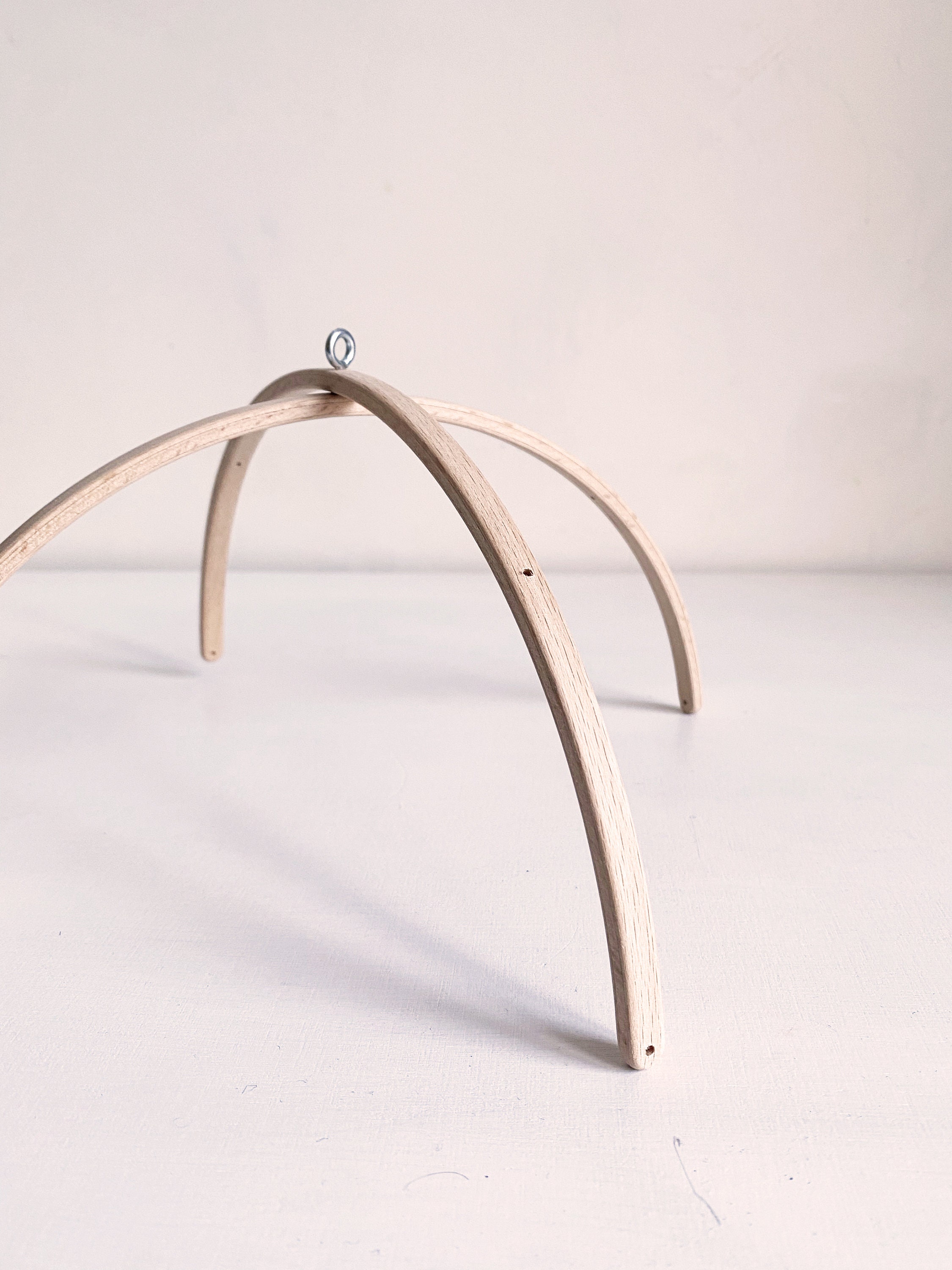 Wooden Mobile Hanger / Wooden Mobile Frame/ Baby Mobile Kit / DIY Baby ...