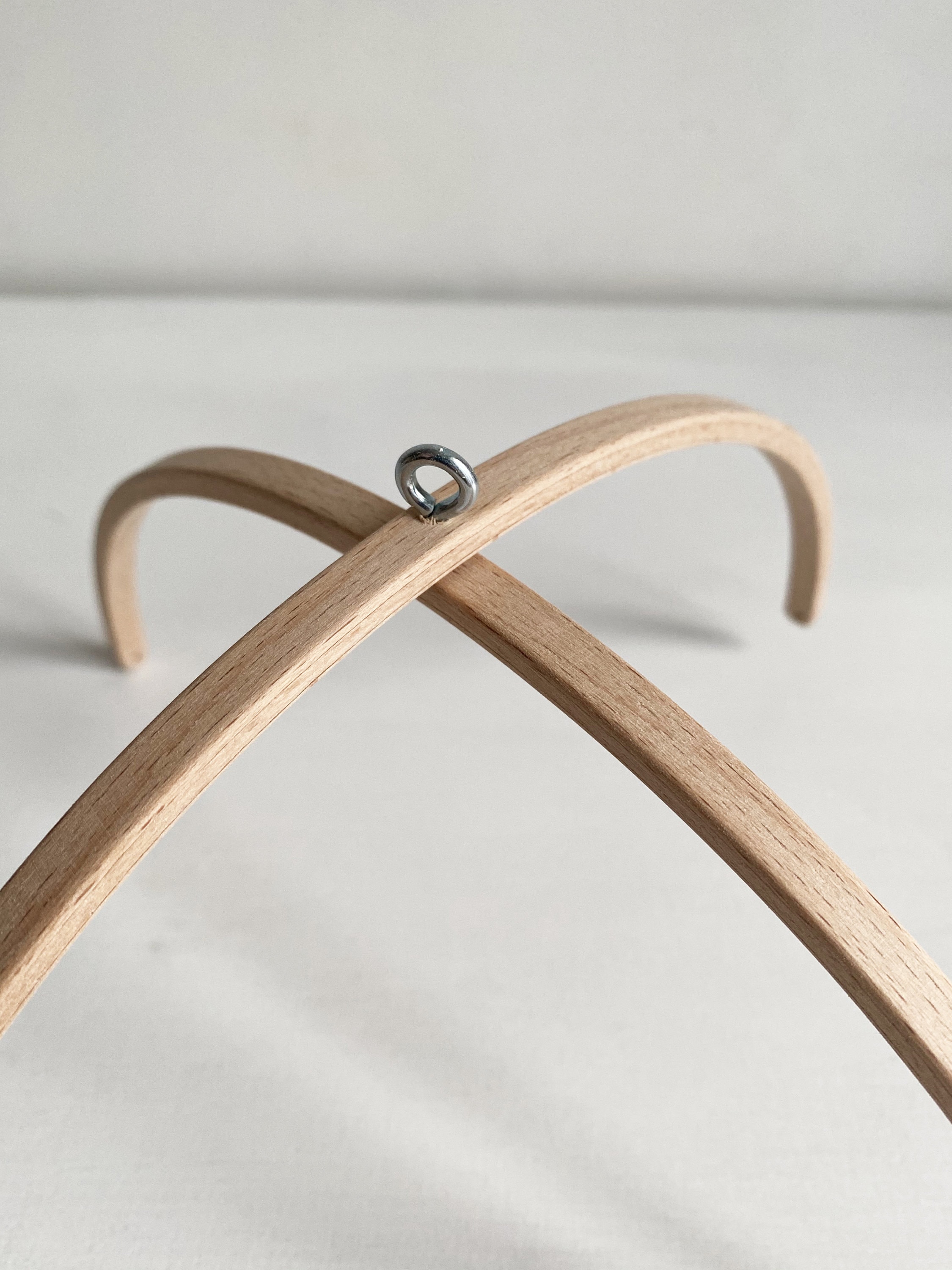 Wooden Mobile Hanger / Wooden Mobile Frame/ Baby Mobile Kit / DIY Baby ...