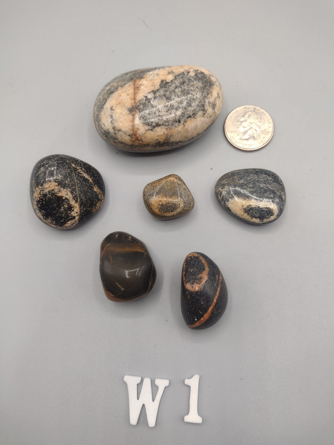 6 Lucky Wish Stones. the Ones You See Are the Ones You'll Get. A ...