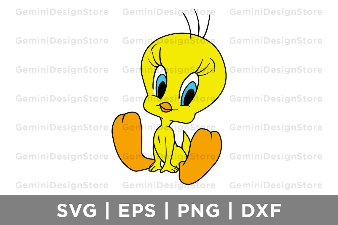Tweety Bird SVG Baby Looney Tunes svg Tweety Bird svg for | Etsy