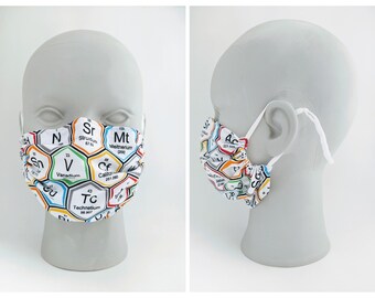 Periodic Table of Elements Mask - Etsy