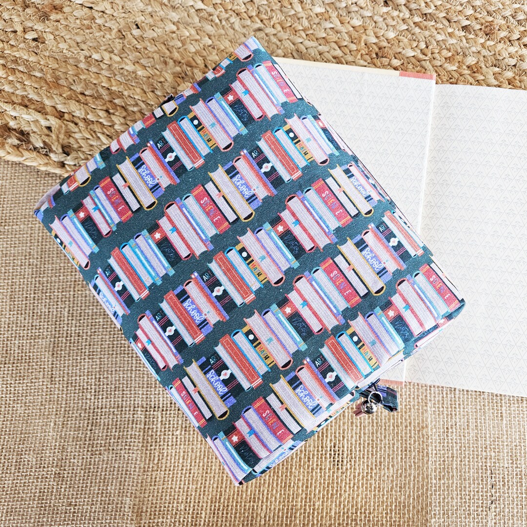 Bookworm Zippered Book Sleeve, School Books Zippered Book Sleeve ...