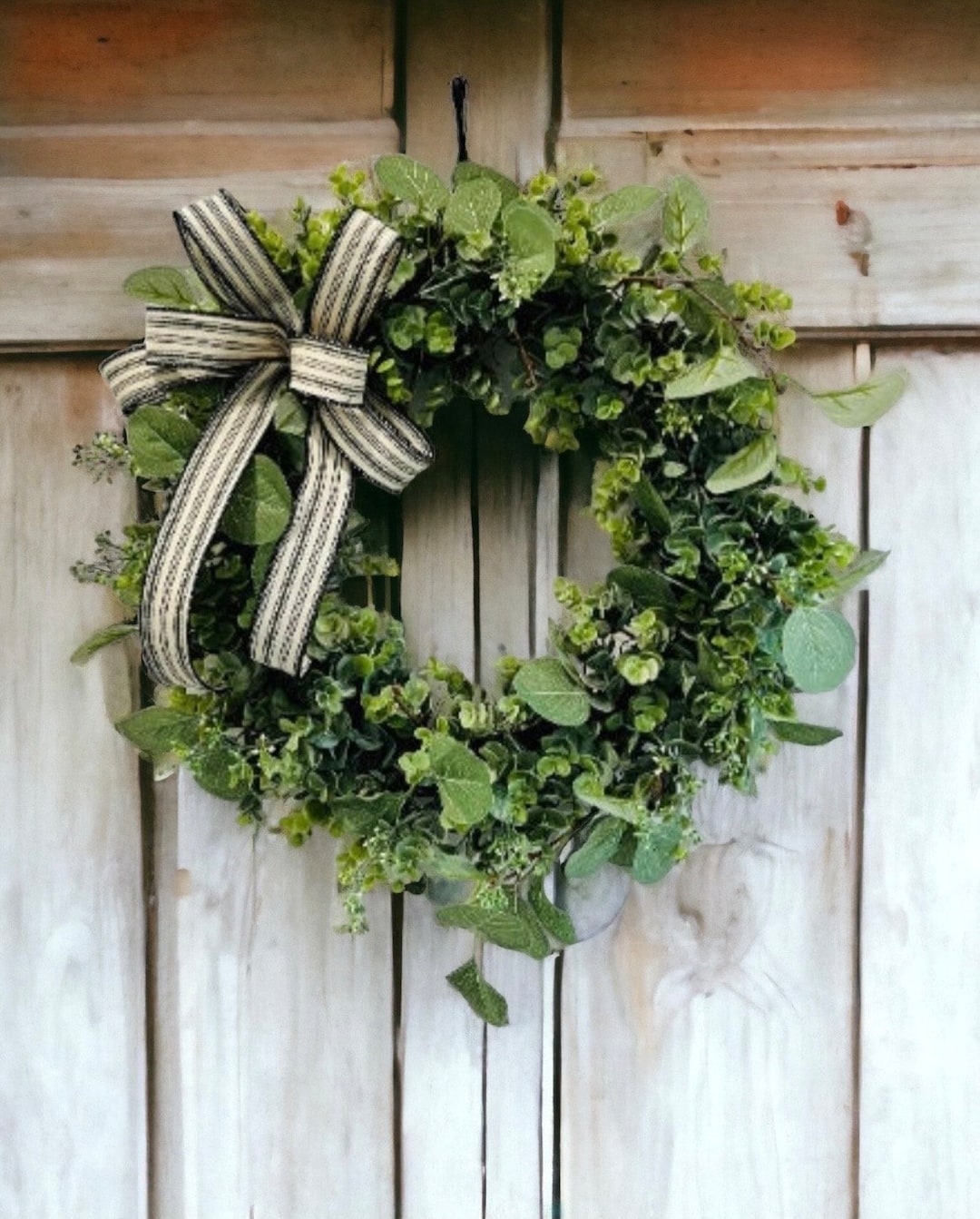 Everyday Wreath for Front Door,boxwood Wreath,year Round Small Greenery ...