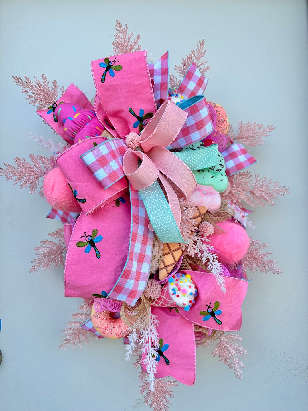 Pink Ice Cream and Sweets Themed Swag Fun and Colorful Decor With Ice ...