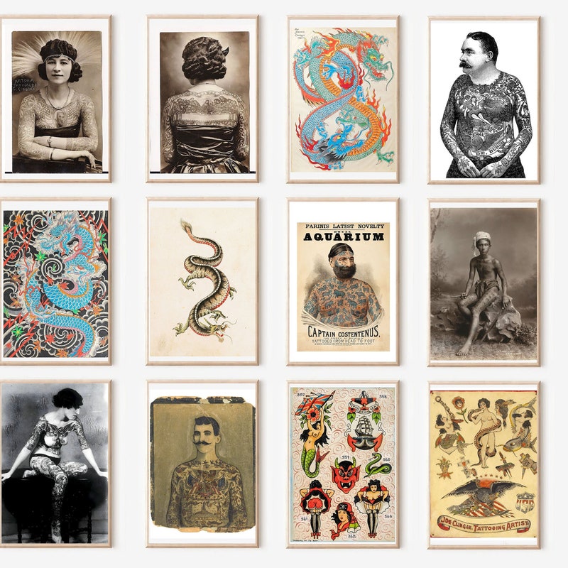 Vintage Tattoo - Etsy