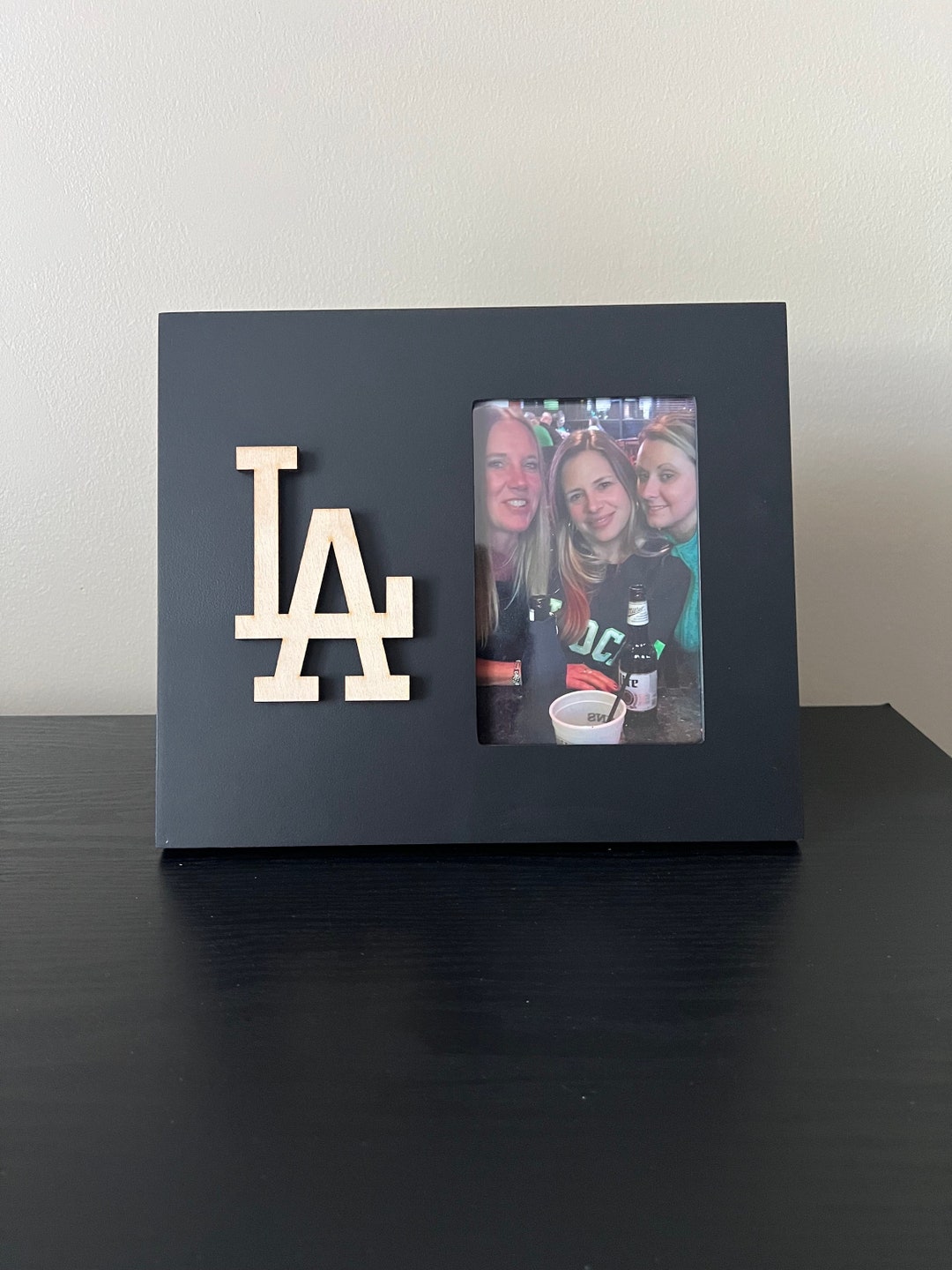 Los Angeles Dodgers Natural Finish Black Picture Frame - Etsy