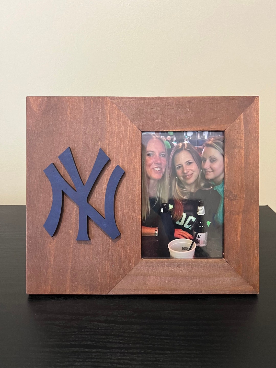 New York Yankees Wood Picture Frame - Etsy