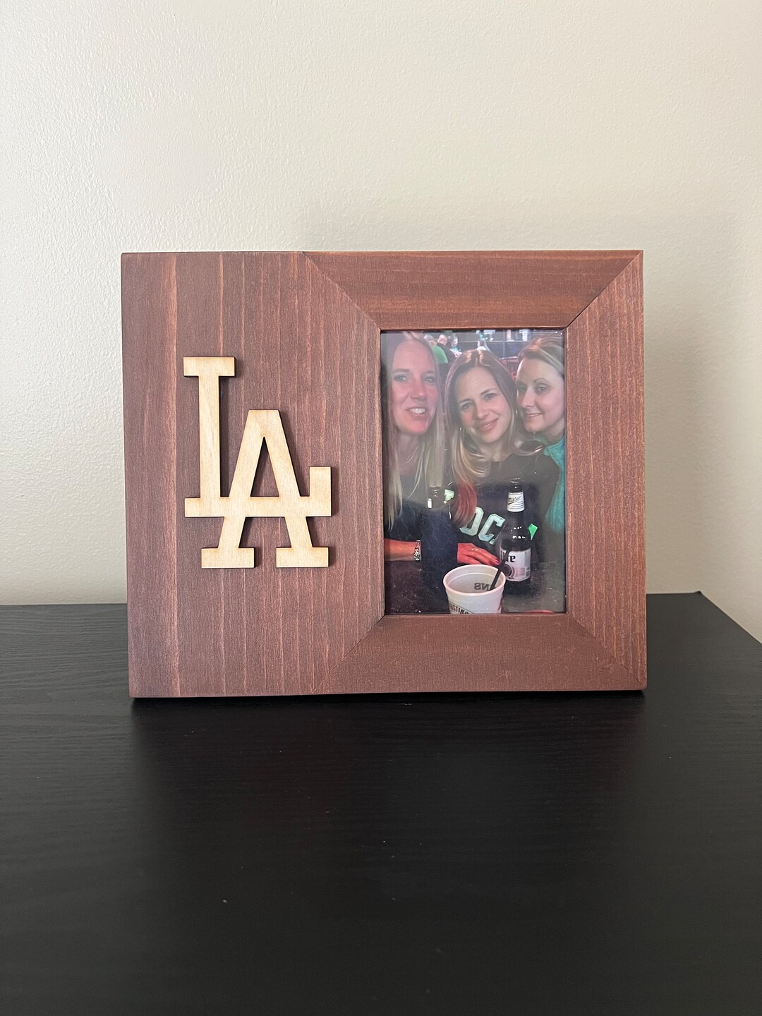 Los Angeles Dodgers Natural Finish Wood Picture Frame - Etsy