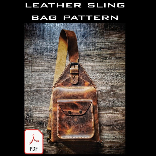 PDF Pattern Leather Bag PDF Template Leather Sling Bag Pdf - Etsy