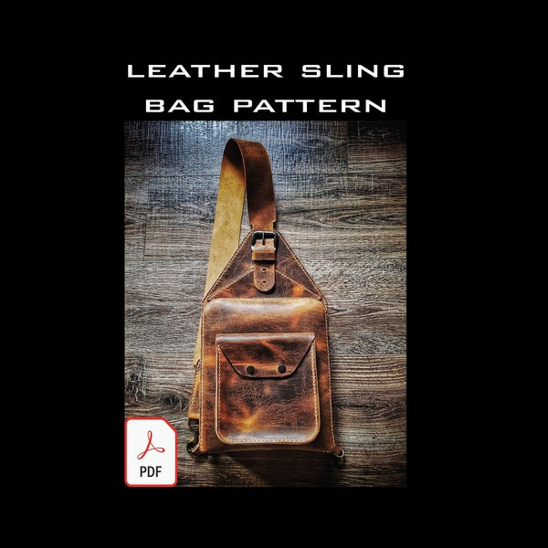 Leather Sling Bag Pattern - Etsy