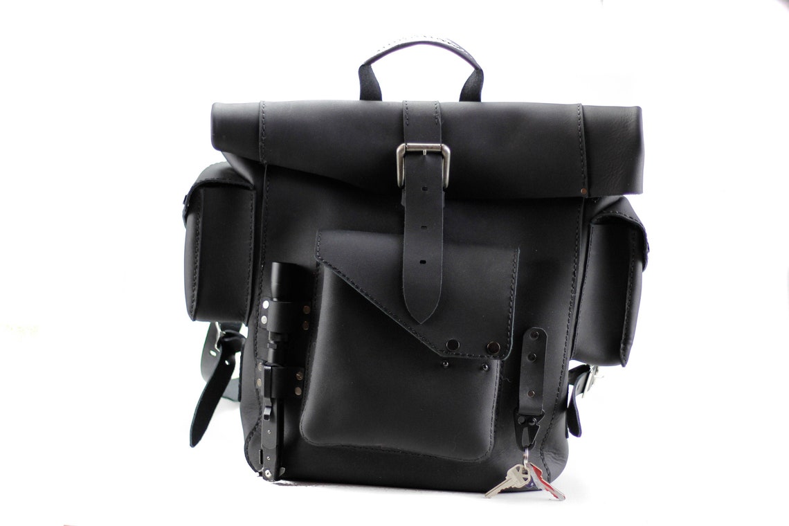 Leather Roll Top Backpack Pattern Pdf Download Leather | Etsy