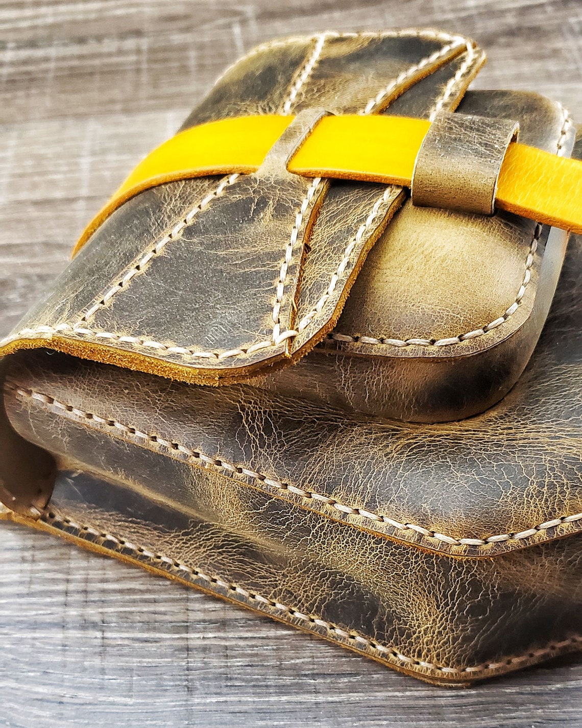 Leather Hip Bag Pattern PDF Leather Pattern Leather DIY | Etsy