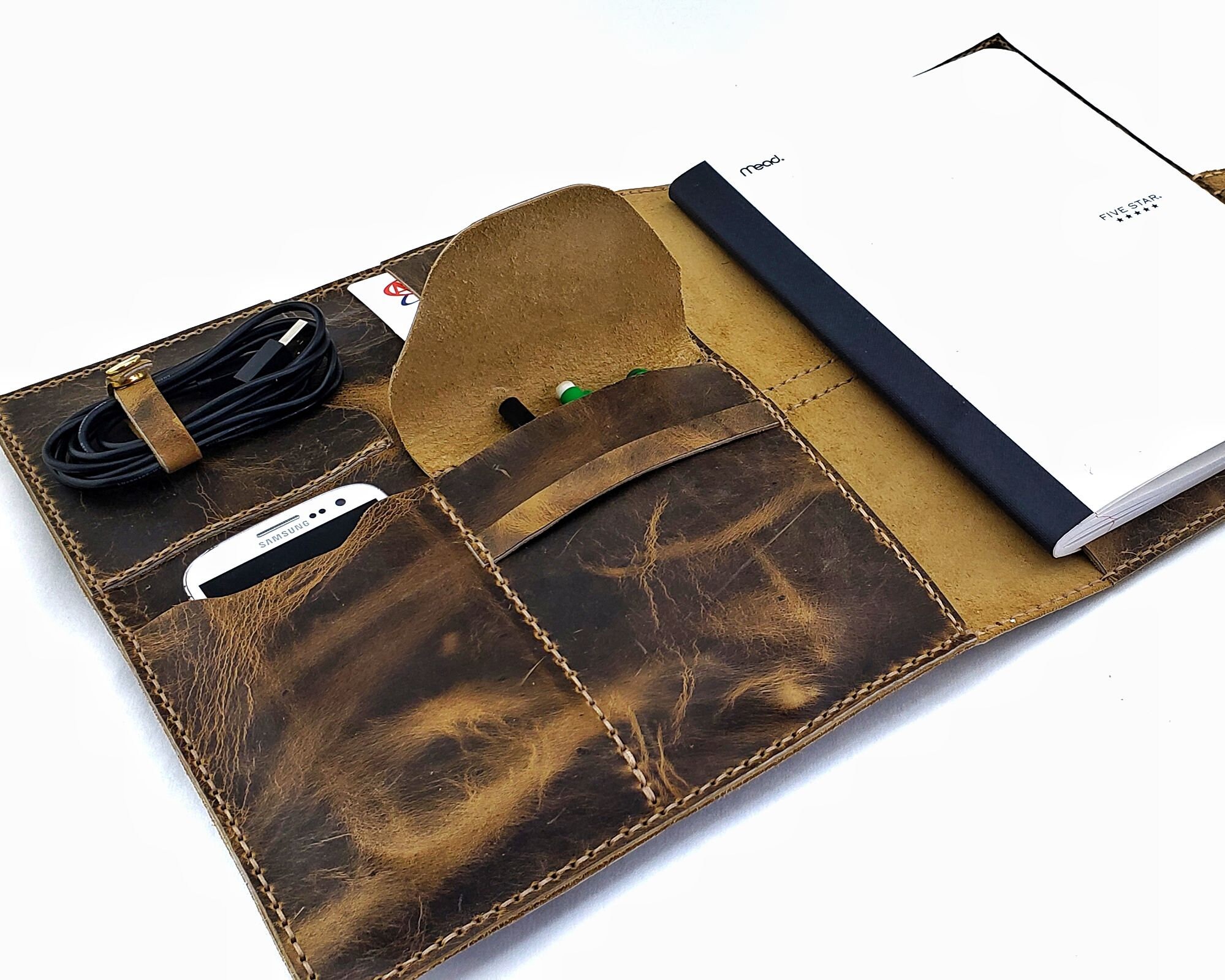 Leather Portfolio Pattern - iPad - PDF - Leather Pattern - Leather ...