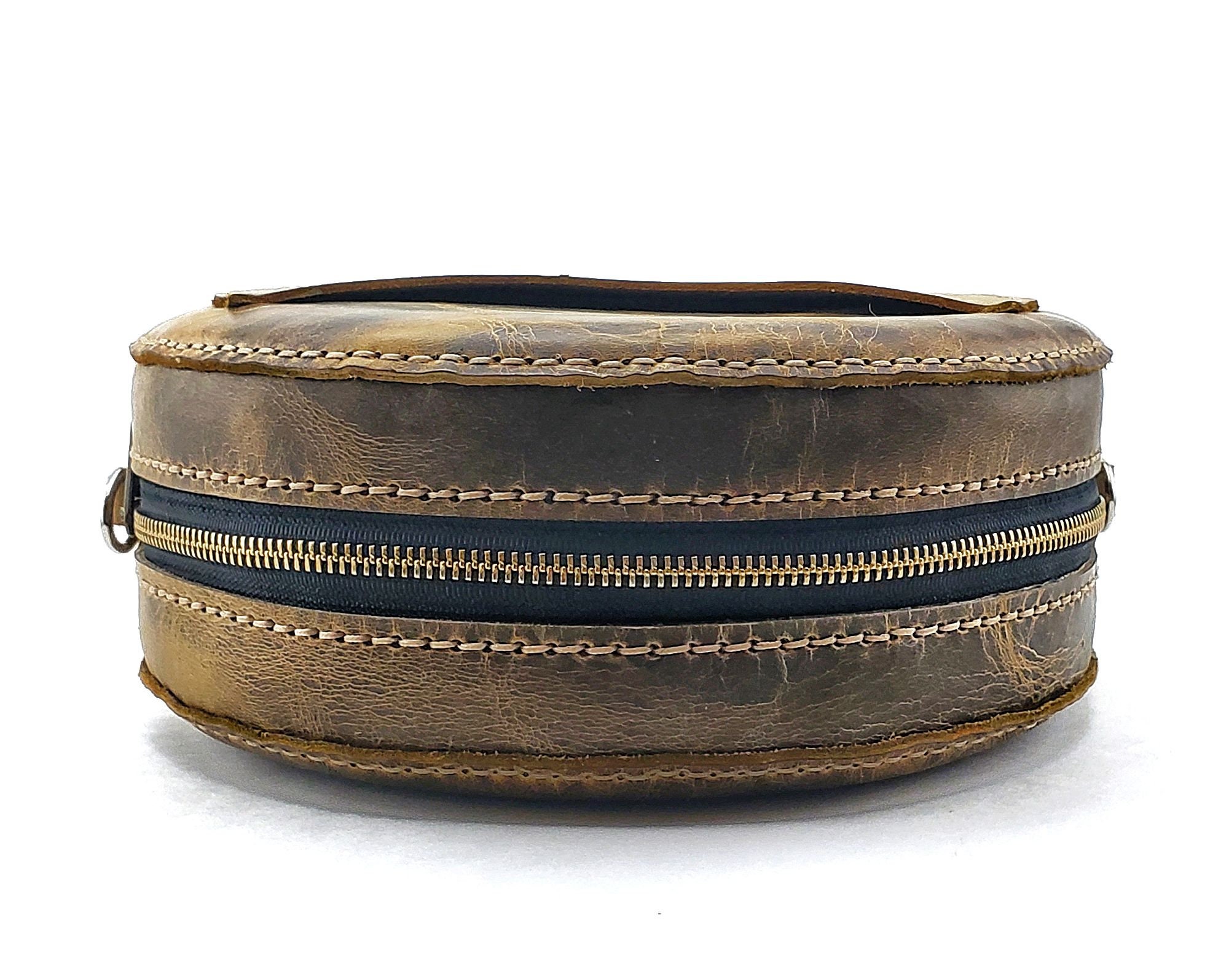 Leather Round Purse Pattern Pdf Download Leather Pattern | Etsy