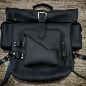 Leather Roll Top Backpack Pattern - Pdf Download - Leather Pattern ...