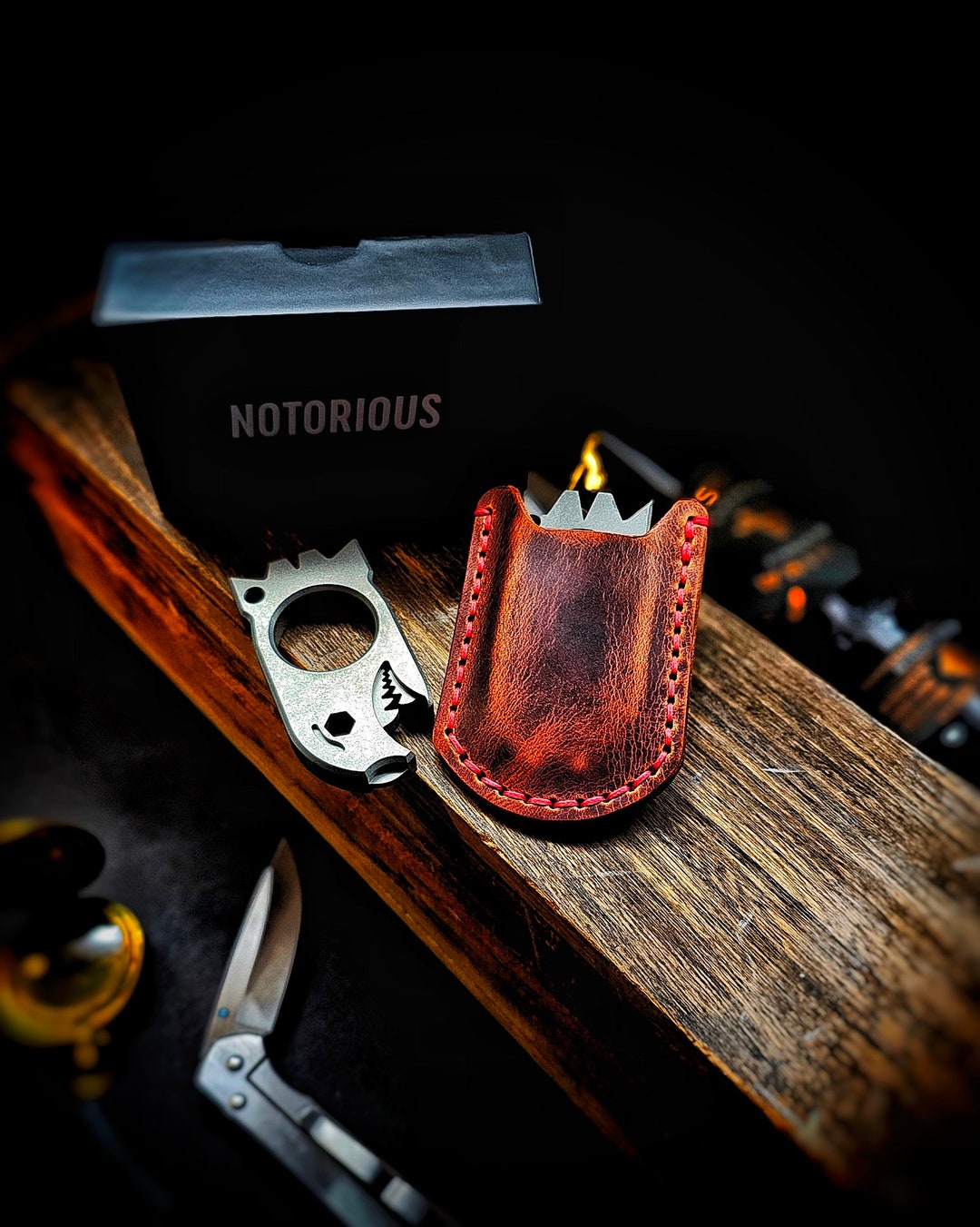 The Bomber V1 Handmade Beer Bomb Slip Notorious Edc Beer Bomb Leather ...