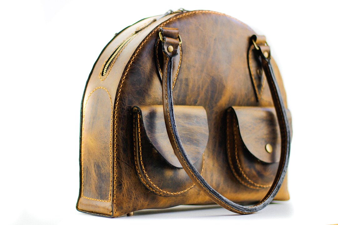 Leather Purse Pattern Half Moon Purse Pattern Pdf Download - Etsy