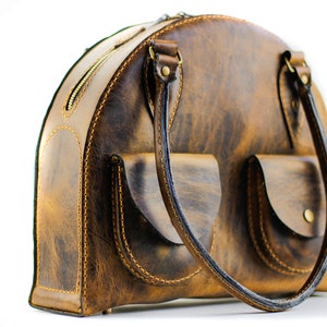 Leather Purse Pattern - Half Moon Purse Pattern - Pdf Download -leather ...