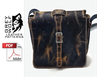 Leather Laptop Bag Pattern PDF Leather Pattern Leather DIY Leather ...