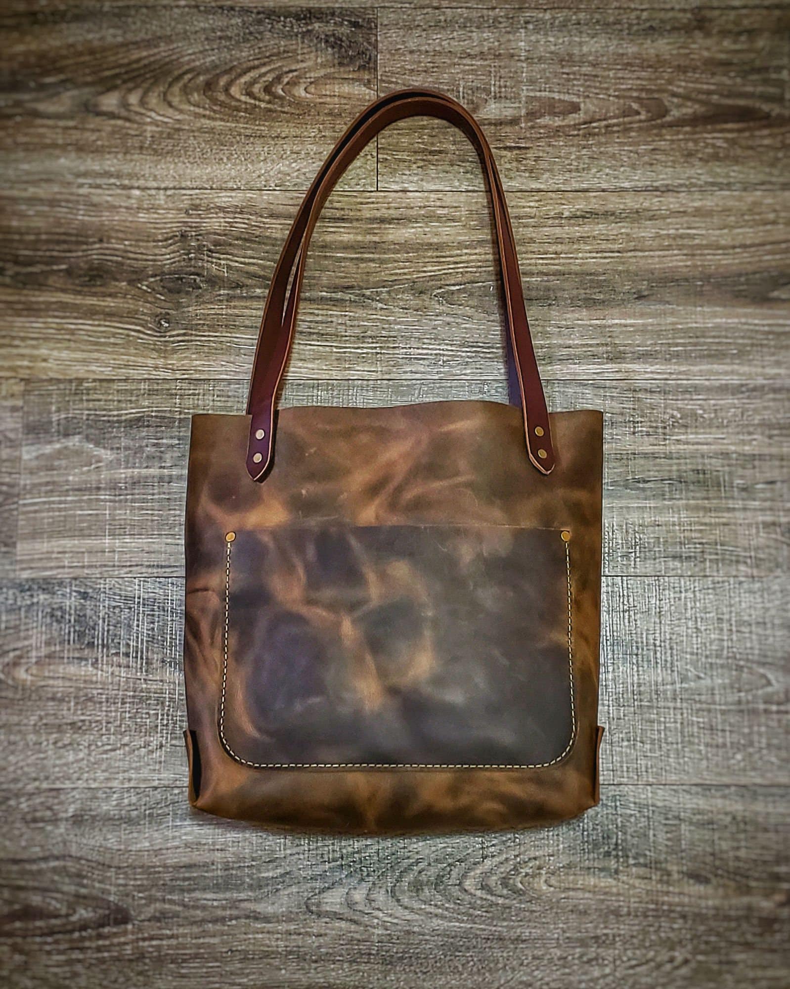 Leather Tote Pattern Pdf Download Leather Pattern | Etsy