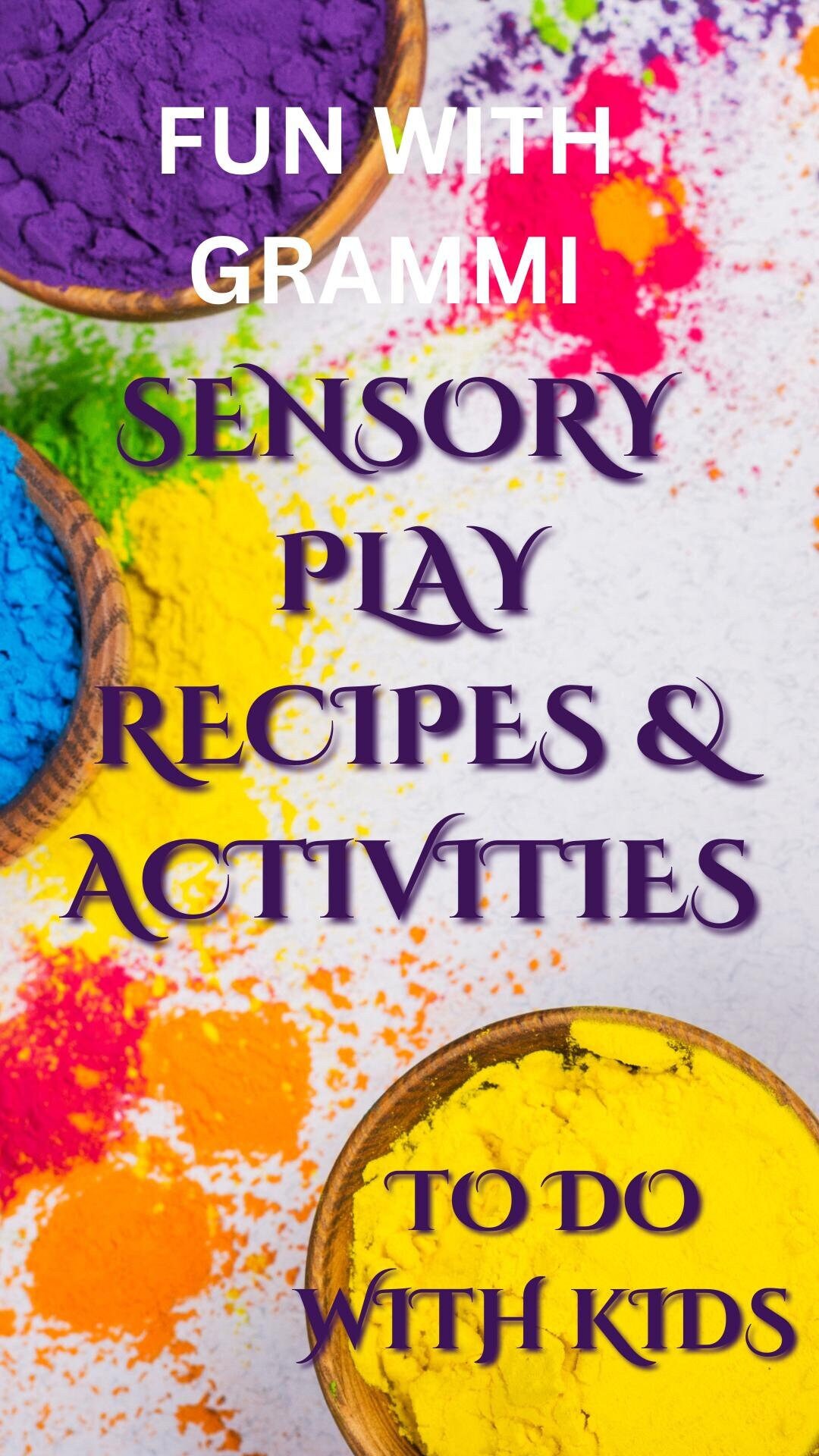 Sensory Play Recipes and Activities for Toddlers and Kids to Have Fun ...