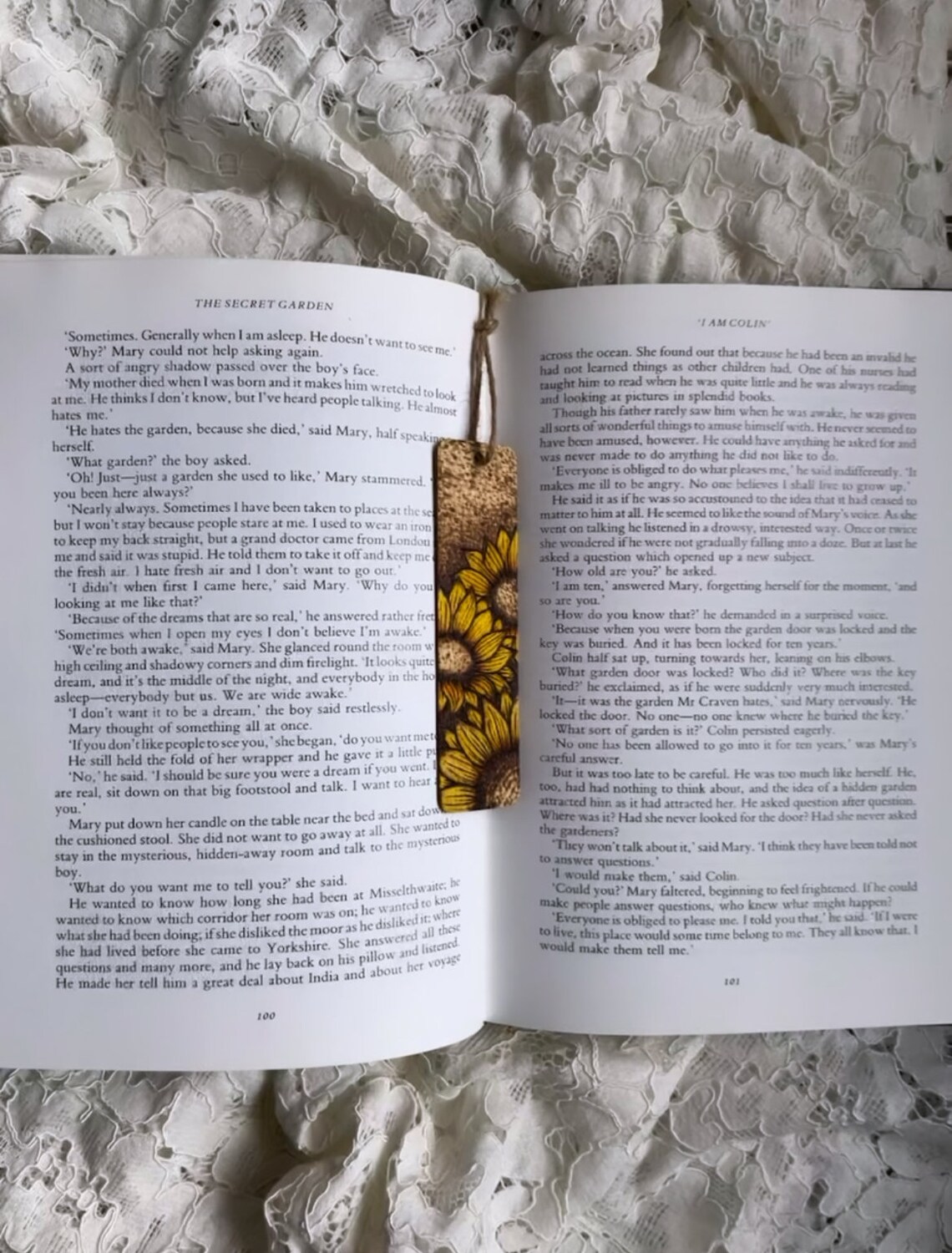 Floral Wood Burned Bookmarks Set of 2 handcrafted - Etsy