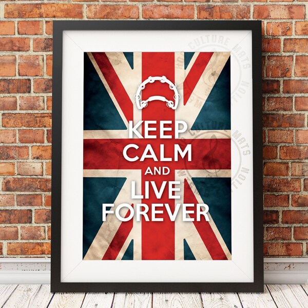 Oasis Union Jack Poster - Etsy