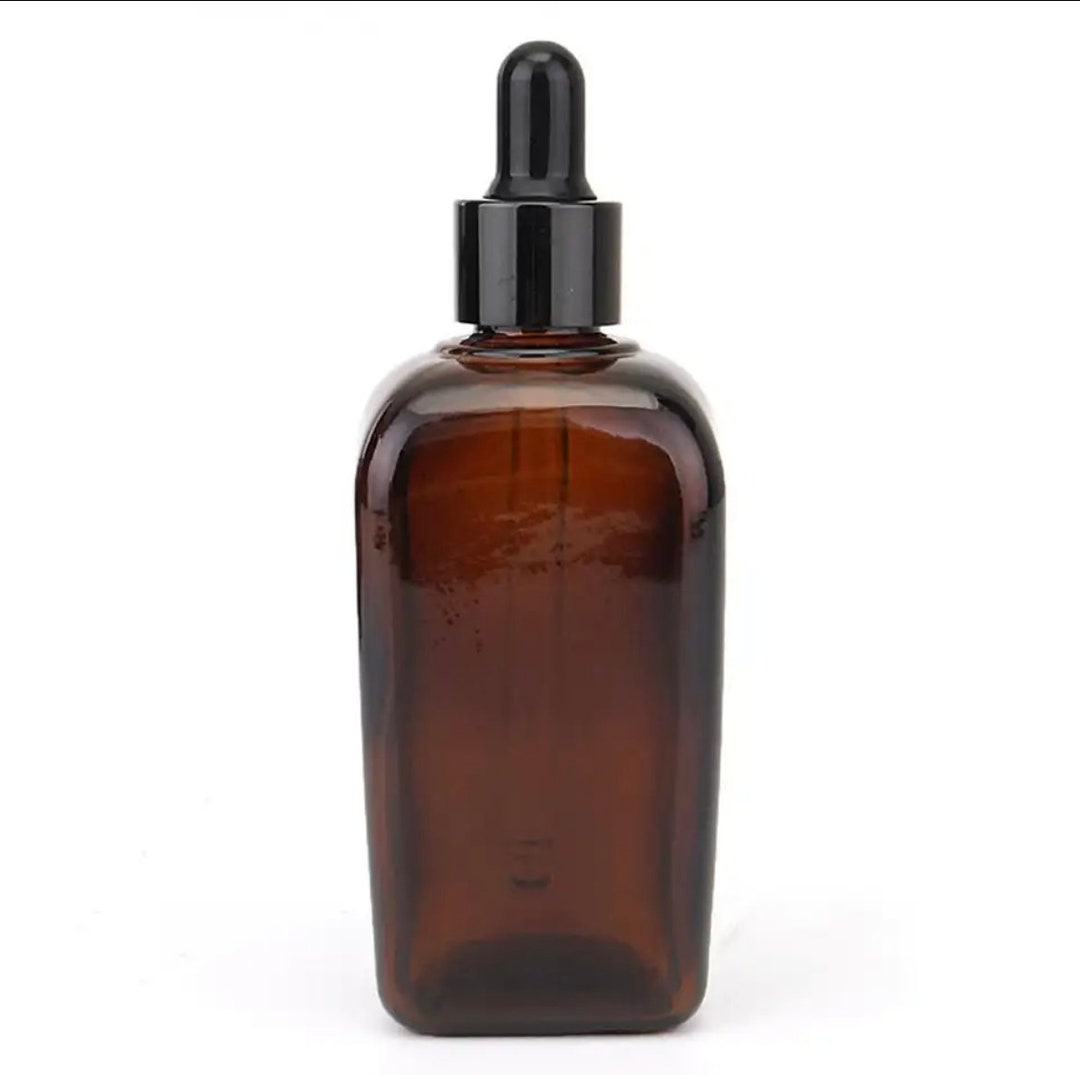 50ml Rectangle Amber Bottle With Pipette - Etsy