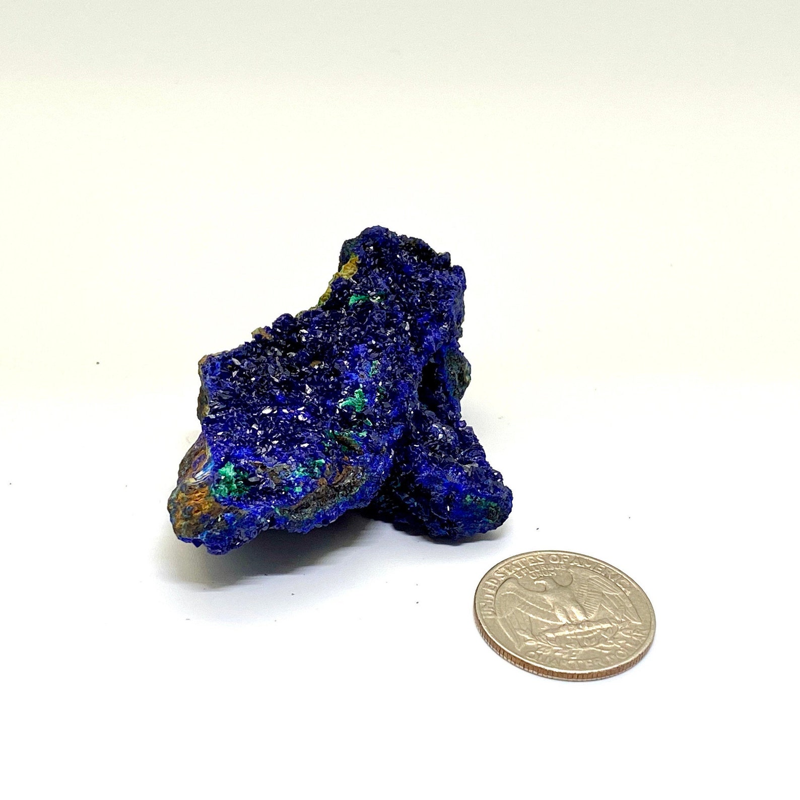 Beautiful Raw Malachite-azurite Druzy Specimen - Etsy