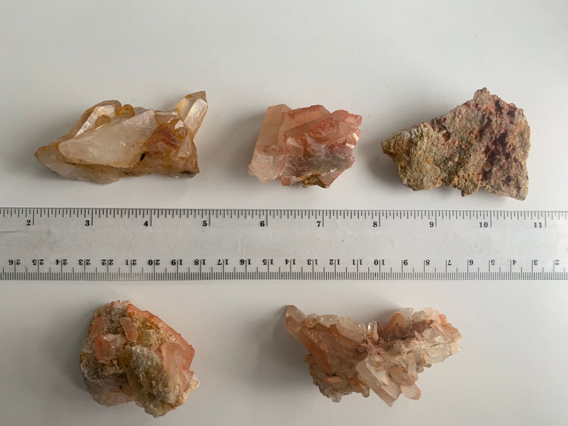 Raw Red Quartz Crystals, Choose Your Own Red Quartz Crystals - Etsy