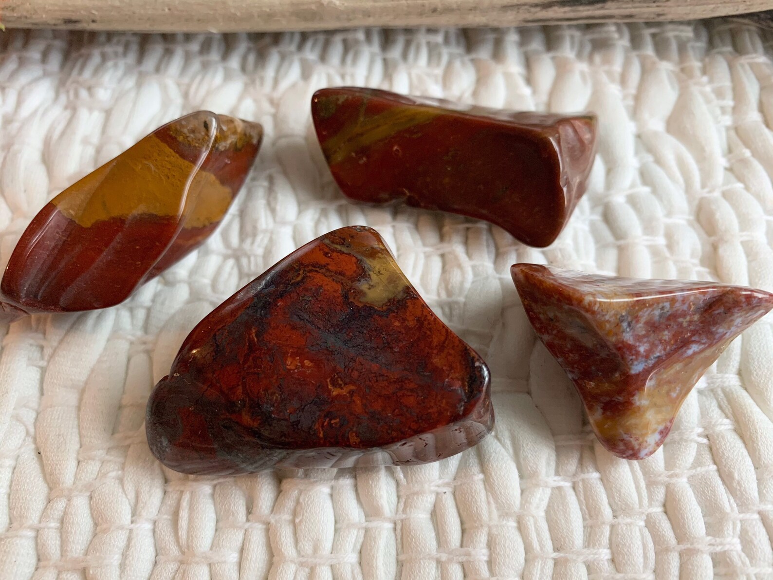 Polished Chestnut Jasper Choose Your Own Jasper Tumbles - Etsy
