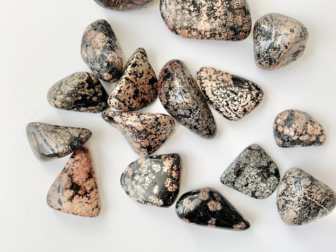 Firework Obsidian Tumble, Polished - Etsy