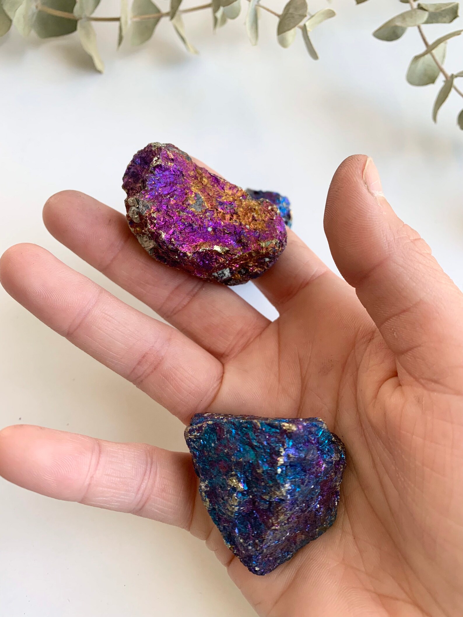 Peacock ore rock choose your own raw gems colorful rocks | Etsy