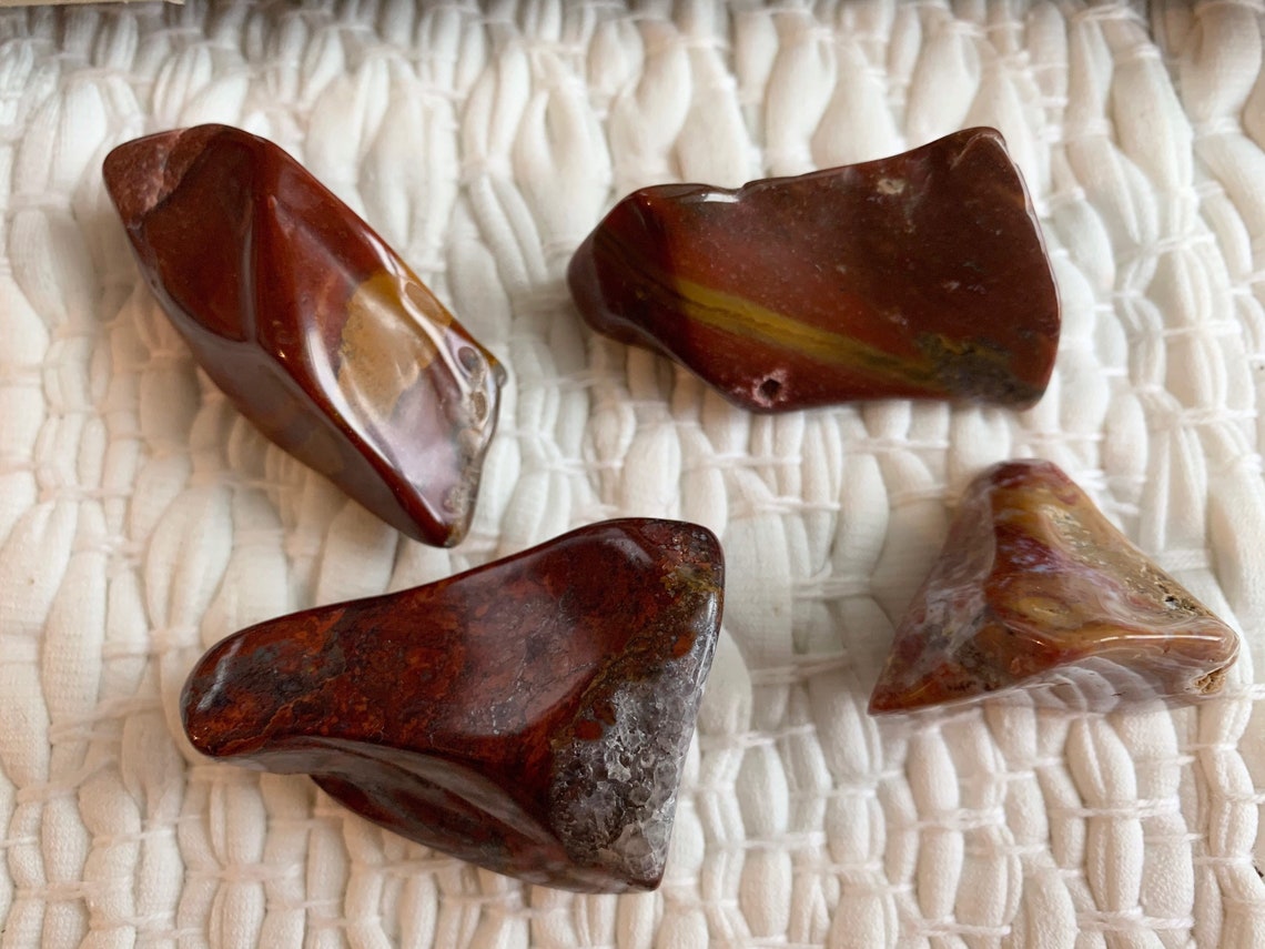 Polished Chestnut Jasper Tumbles, Colorful Rocks - Etsy