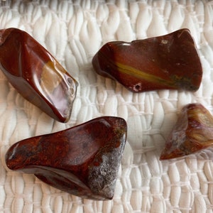Polished Chestnut Jasper, Choose Your Own Jasper Tumbles, Colorful ...