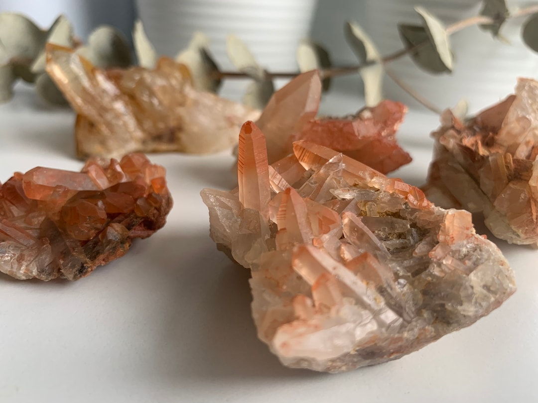 Raw Red Quartz Crystals, Choose Your Own Red Quartz Crystals - Etsy