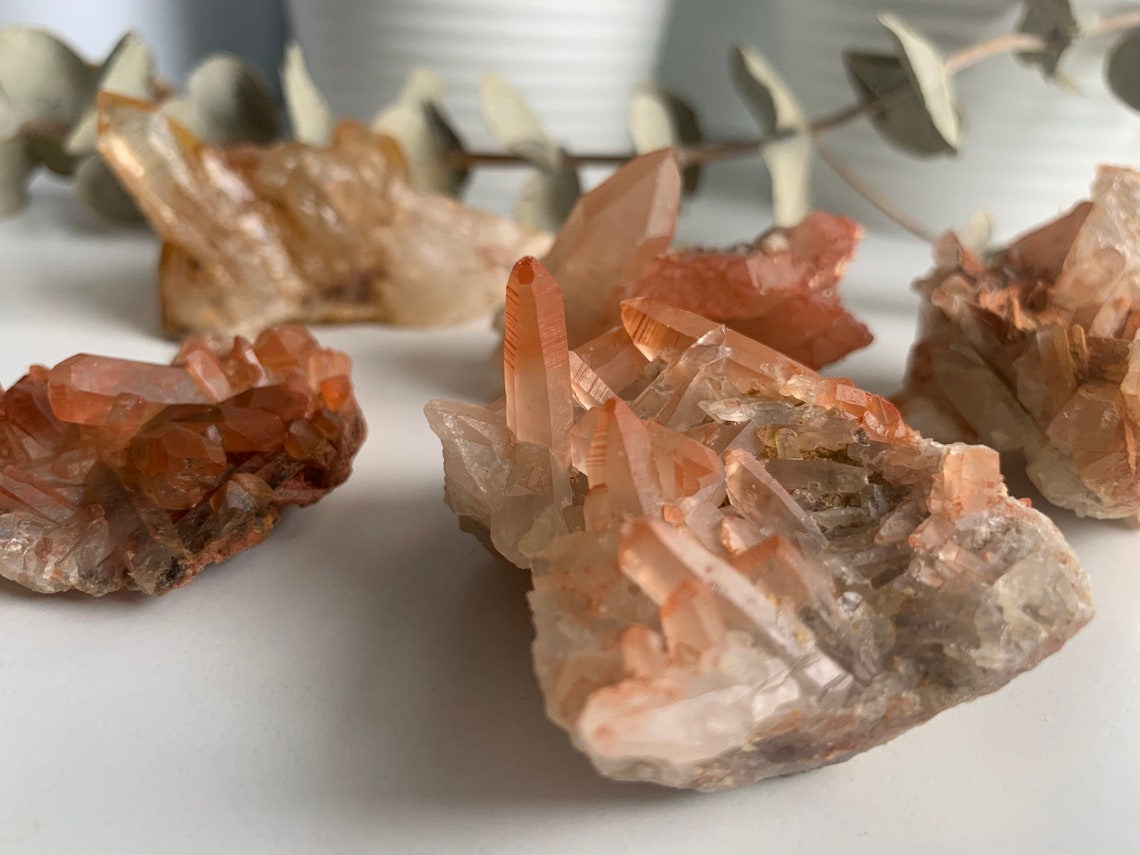 Raw Red Quartz Crystals, Choose Your Own Red Quartz Crystals - Etsy