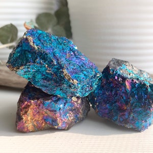 Peacock Ore Rock, Choose Your Own, Raw Gems, Colorful Rocks ...