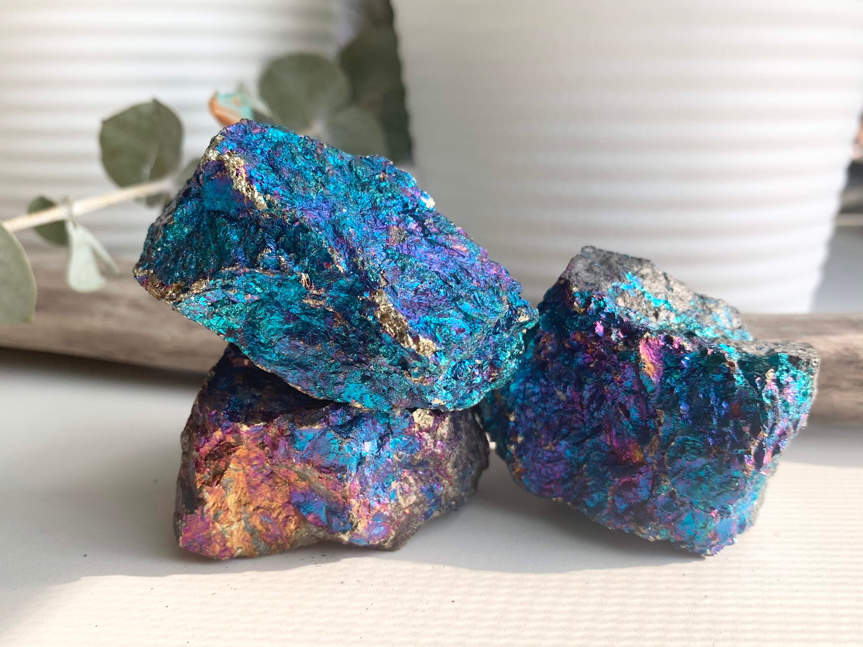 Peacock Ore Rock Choose Your Own Raw Gems Colorful Rocks - Etsy