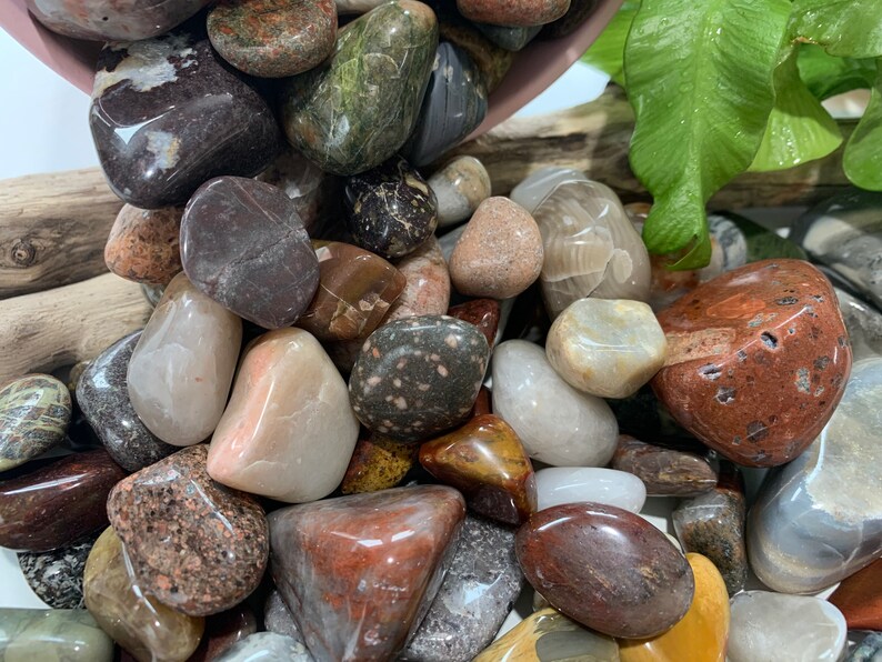 Polished Great Lakes Stones (1lb), Assorted Polished Rocks, Lake ...