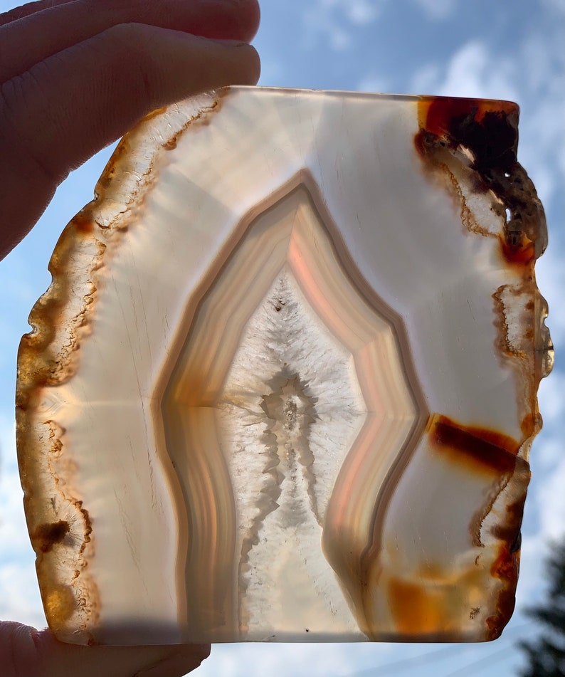 Brazilian Agate Slabs Brazilian Agate Coasters Stone - Etsy