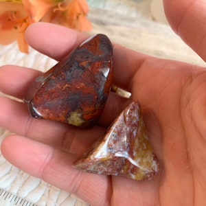 Polished Chestnut Jasper, Choose Your Own Jasper Tumbles, Colorful ...