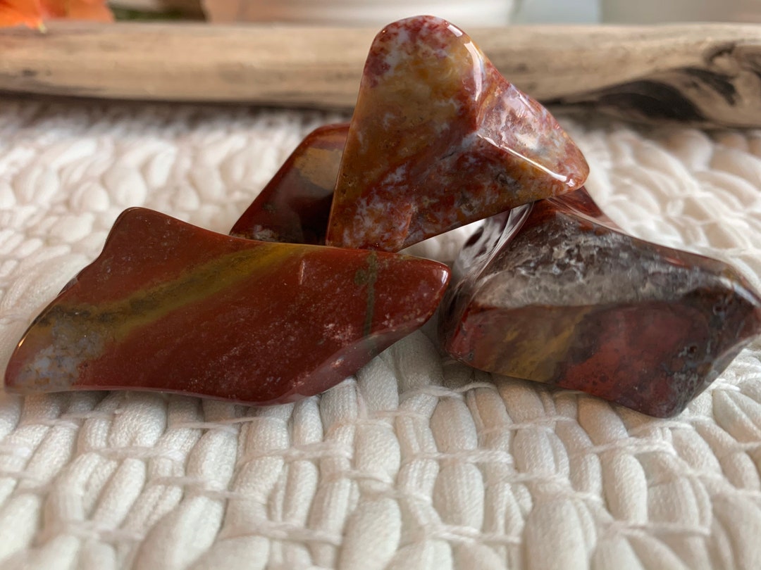 Polished Chestnut Jasper, Choose Your Own Jasper Tumbles, Colorful ...