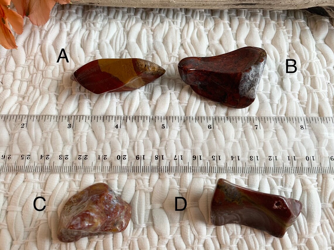Polished Chestnut Jasper Tumbles, Colorful Rocks - Etsy