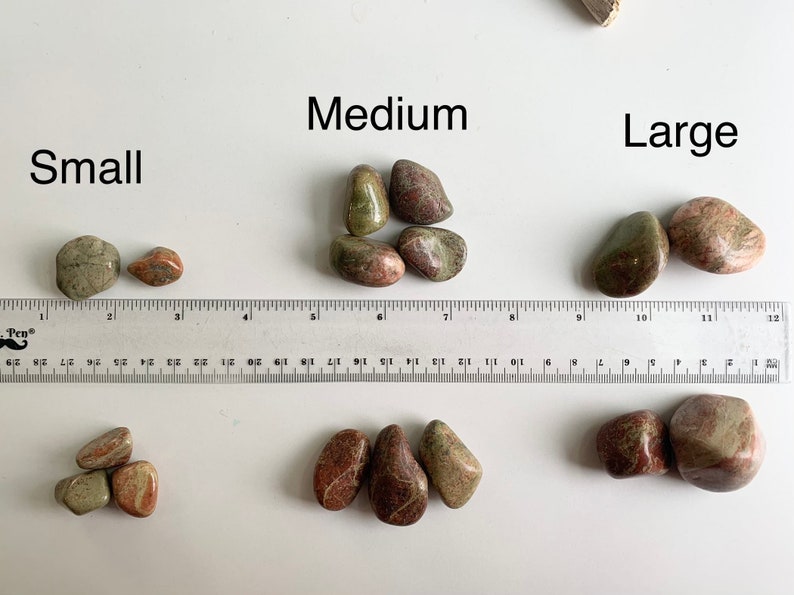 Polished Unakite Stone single Lake Michigan Unakite Rocks | Etsy